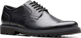 Clarks Mixte Berwick Lace Shoes, Black Leather, 41.5 EU