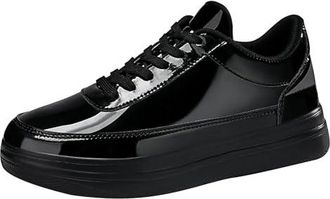 Generic Baskets Homme Plateforme Chaussures de Course Sneakers &agrave; Lacets Brillants Tendances Chaussures de Sport Marche &Agrave; Semelle Souple L&eacute;g&egrave;res Confortable D&eacute;