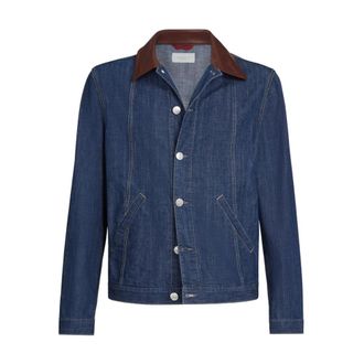 Brunello Cucinelli Denimjacke - - Jackets - Herren - Blau - L