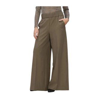Notre-V Nv-Irina Weite Hose - - Trousers - Damen - Braun - S