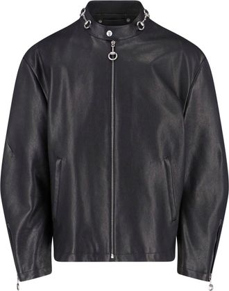 Gucci Leather Jacket Horsebit