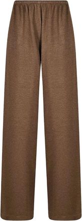 Ermanno Scervino Pantalon large - Femme - Pantalons - Brun - Taille: 38 FR