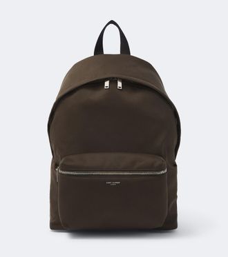 Saint Laurent Sac &agrave; dos en toile