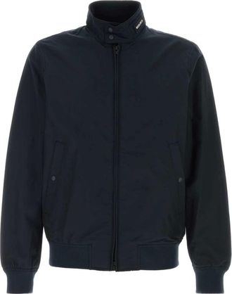 Woolrich Homme, Vestes, Bleu, Taille: XL Navy Blue Cruiser Bomber Jacket