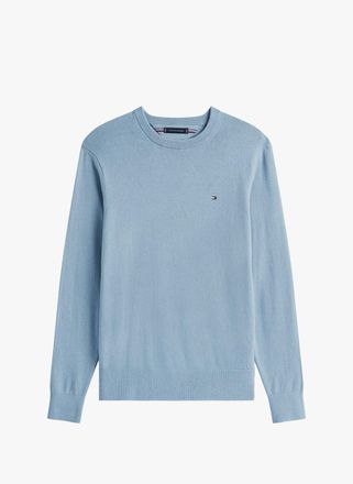 Tommy Hilfiger Pull col rond en coton et cachemire