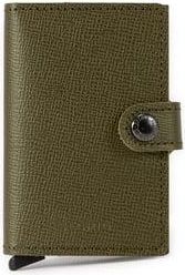 Secrid Mini porte-cartes en cuir grain&eacute; m&eacute;lang&eacute;