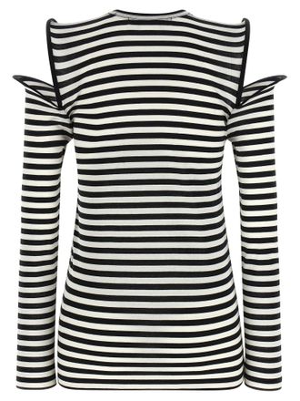 Junya Watanabe Womens Bicolor Cotton T-Shirt