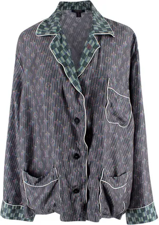 Louis Vuitton Multicolor Monogram Patterned Shirt Size S