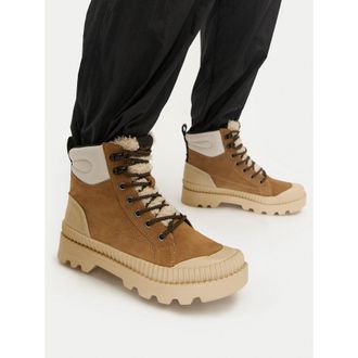 Pepe Jeans London Schn&uuml;rstiefeletten Pepe Jeans PLS50538 Braun