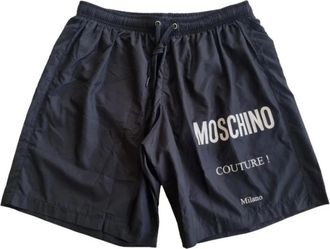 Moschino Homme, Maillots de bain, Noir, Taille: M Swim Short De Bain