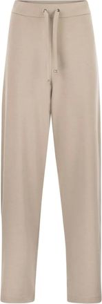 Herno Jogginghose mit Kordelzug - Nude