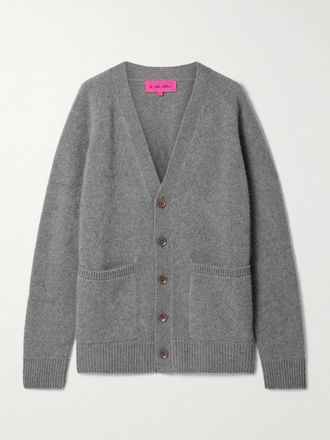 The Elder Statesman Cardigan En Cachemire - Gris