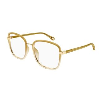 Chlo&eacute; Monture Optique - Femme - Accessoires - Jaune - Taille: 53 MM