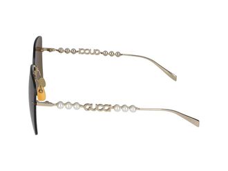 Gucci Womens Gg1923sa Sunglasses Gold Metal