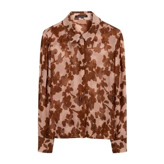 Luisa Cerano Femme, Blouses et Chemises, Multicolore, Taille: 44 FR Blouse &agrave; imprim&eacute; floral