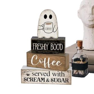 Generic Stufentablett, Mini-Block, Figur | handgefertigte Pr&auml;sentation aus Holz, Glatte Oberfl&auml;che, dekoratives St&uuml;ck f&uuml;r Zuhause, K&uuml;che, Caf&eacute;, Bar