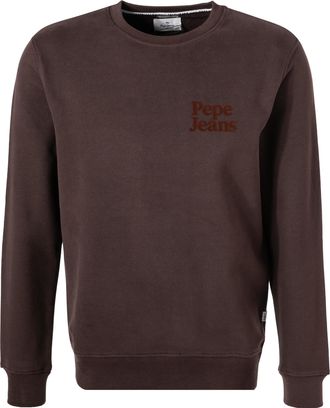 Pepe Jeans London Herren Pullover braun unifarben