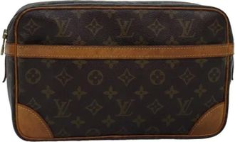 Louis Vuitton Pre-owned Toile pochettes-minaudieres - Femme - Pre-owned - Brun - Taille: ONE Size