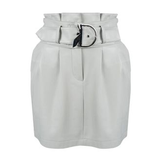 Patrizia Pepe Jupe droite courte - Femme - Jupes - Gris - Taille: 38 FR
