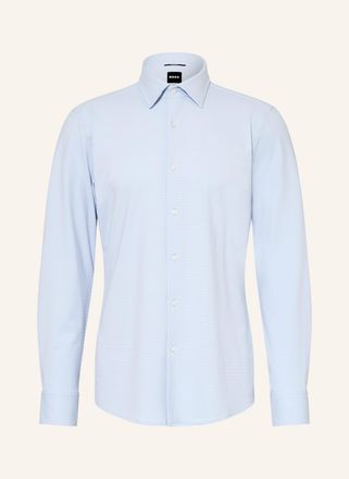 HUGO BOSS Hemd Hank Slim Fit blau