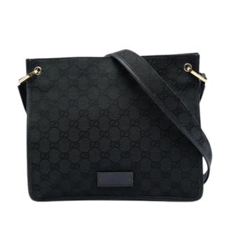 Gucci Pre-owned Canvas Crossbody Bag - - Pre-owned - Damen - Schwarzk - ONE SIZE