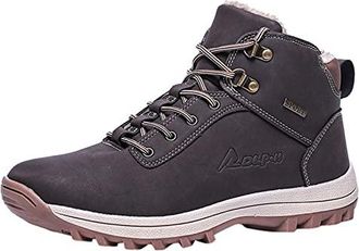 Generic Chaussures dhiver tendance pour homme - Bottes de sport &agrave; lacets - Garde au chaud - Bottes dalpinisme pour homme - Chaussures de travail larges pour h