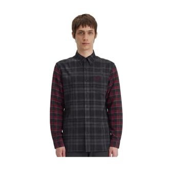 Fred Perry M9644 102 Hemd - - Shirts - Herren - Mehrfarbig - M