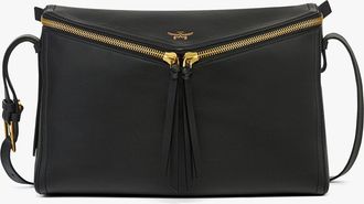 MCM Diamant 3D Schultertasche aus Kalbsleder BLACK OTHER