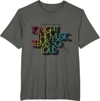George Michael Heute Abend der Musik-Retro-Regenbogen T-Shirt