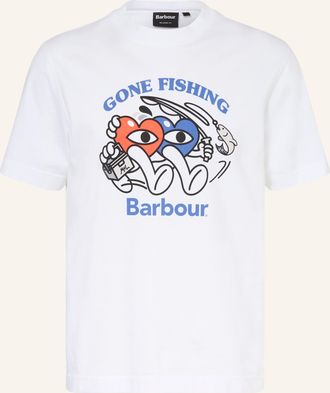 Barbour T-Shirt weiss