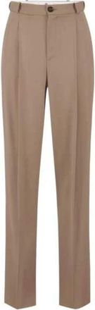 Elisabetta Franchi Femme, Pantalons, Gris, Taille: 36 FR Pantalon Pliss&eacute; en Viscose