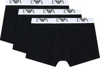 Emporio Armani Homme, Sous-vêtements, Noir, Taille: 2XL Lot de trois boxers en coton stretch