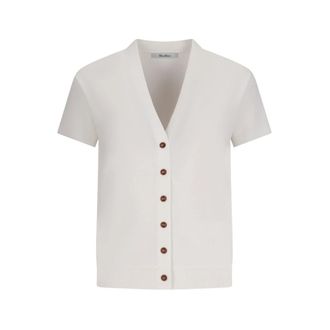 Max Mara Finito Cardigan - - Knitwear - Damen - Wei&szlig; - M