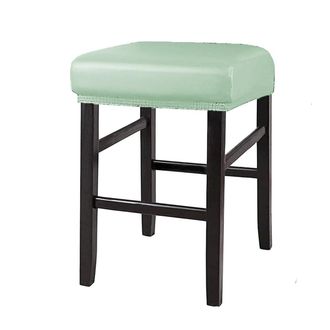 Generic Dehnbare wasserdichte PU Rechteckige Hockerbez&uuml;ge - &Ouml;lfester Sitzschutz F&uuml;r Barhocker, Schminktischhocker, K&uuml;chenhocker Und Sattelsitz Mit Gummizug, W