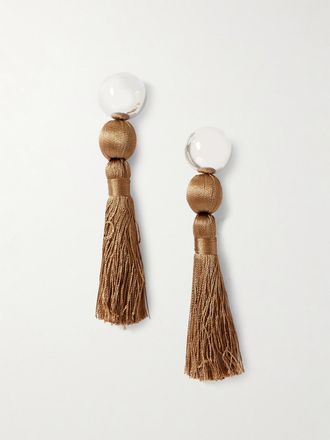 Sophie Buhai Venetian Ohrringe Aus Sterlingsilber Mit Troddeln - Metallic