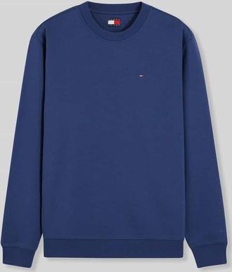 Tommy Jeans Regular Fit Sweatshirt aus Baumwoll-Mix mit Logo-Stitching