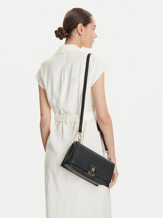 Tommy Hilfiger Handtasche Th Her Med Crossover AW0AW17216 Schwarz