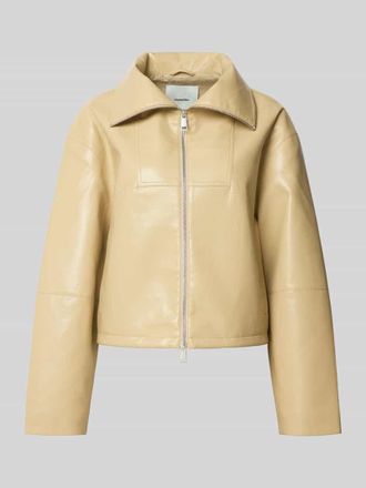 Nanushka Jacke mit Stehkragen