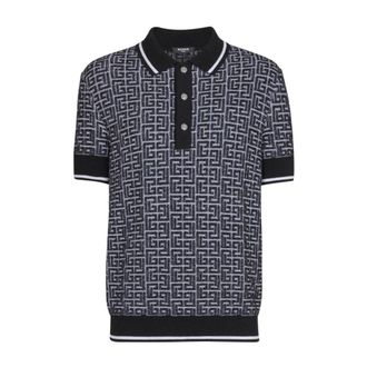 Balmain Homme, Tops, Multicolore, Taille: S PB Labyrinth Knit Polo