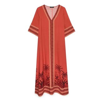 Fiorella Rubino Damen, Kleider, Orange, 5XLGr&ouml;&szlig;e