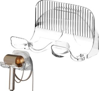 Generic Haartrockner Kleiderb&uuml;gel - Haartrocknerhalter, Klebehaken f&uuml;r Haartrockner | Organizer f&uuml;r Wandmontierte Haarwerkzeuge, Haartrocknerablage mit Steckd