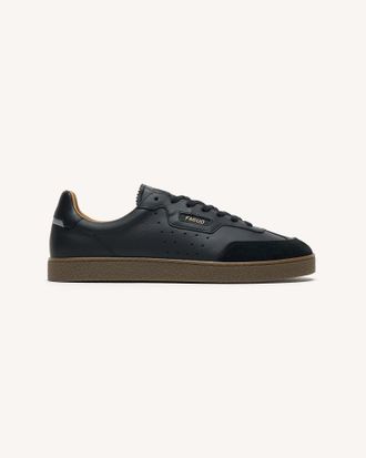 Faguo Baskets en cuir noires