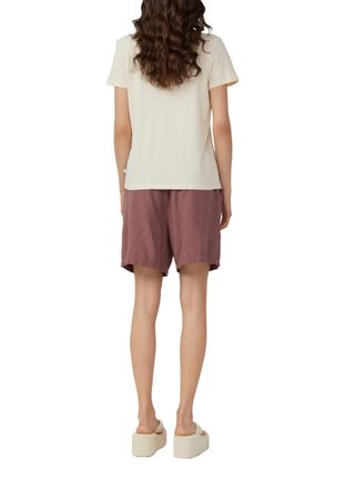 QS by s.Oliver Baumwoll T-Shirt mit Frontprint