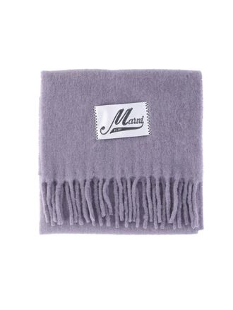 Marni Womens Scarfs Violet Alpaca