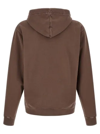 Jacquemus Fleece Cotton Hoodie - Brown