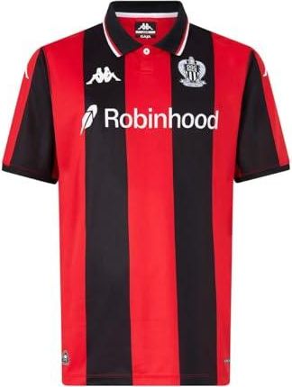 Kappa Maillot Kombat Home OGC Nice Rouge Homme (FR/ES, Alpha/Lettres, XXL, Taille Normale, Taille Normale, Rouge)