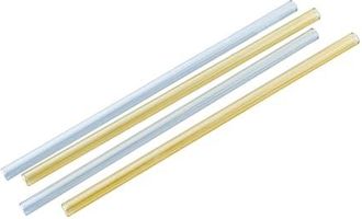 Fackelmann Fackelmann 4er Set Glasstrohhalme 20cm mit Edelstahlbürste - wiederverwendbar, spülmaschinenfest, umweltfreundlich, für Heiß- und Kaltgetränke