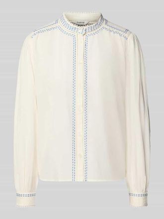 b.young Bluse mit Viskose-Anteil und Mao-Kragen Modell HARUKA