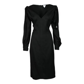 Bottega Veneta Kleid Frau - - Dresses - Damen - Schwarzk - S