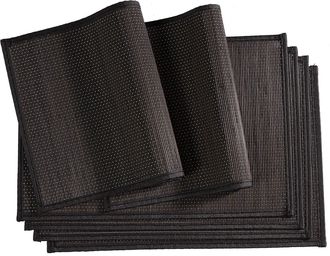 Ritzenhoff & Breker Platzmatten-Set Timber, 6-teilig, 30x45 cm, Dunkelbraun